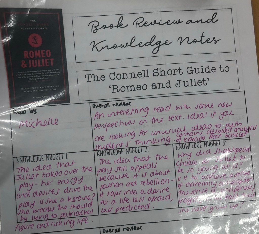 Ten ideas for improving subject knowledge in an English department ...