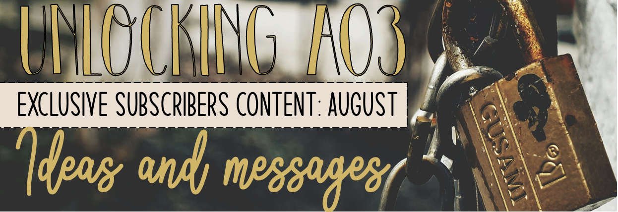 Unlocking AO3: Subscribers only content – Laura Webb CPD
